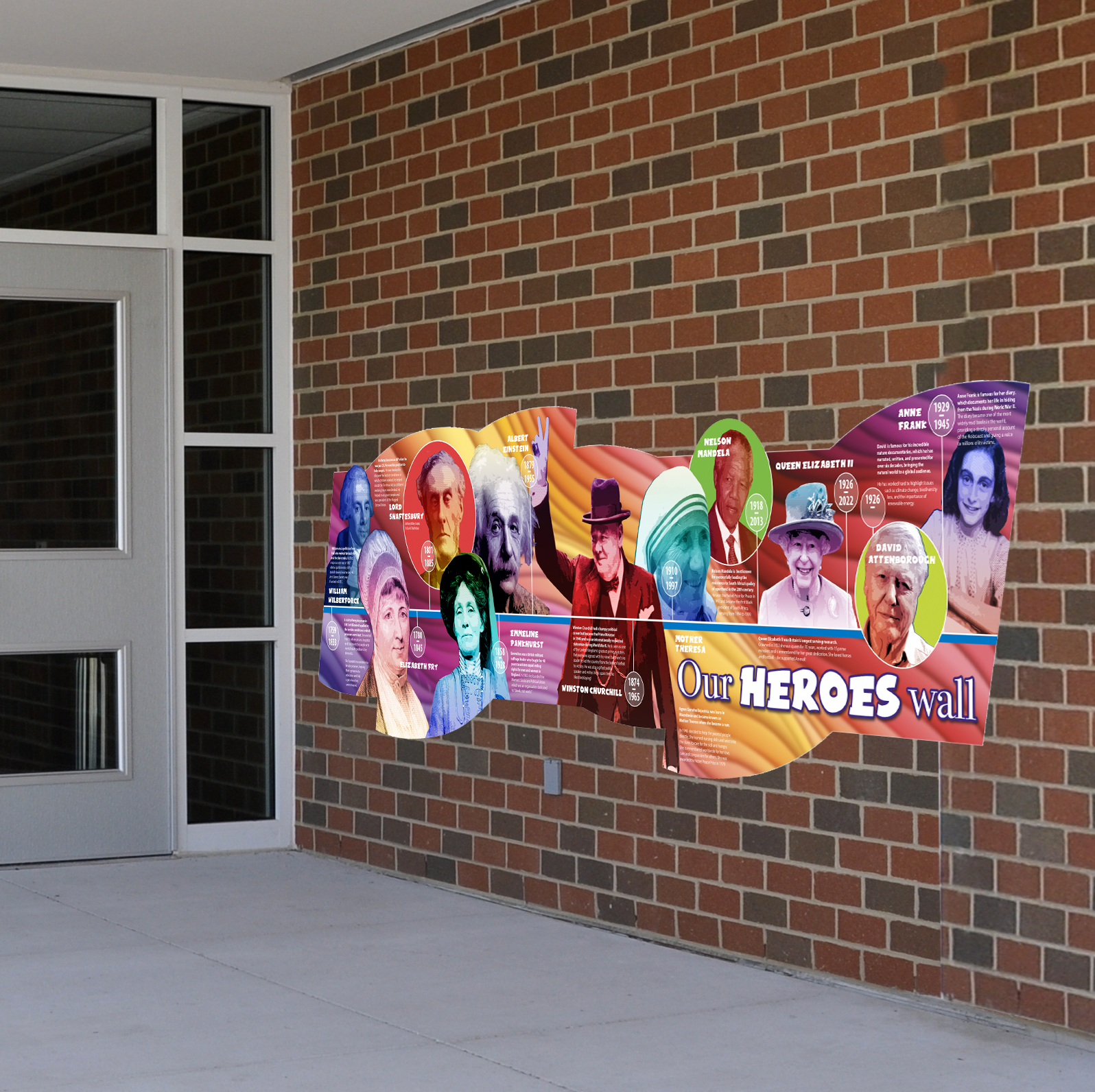 'Our Heroes Wall'