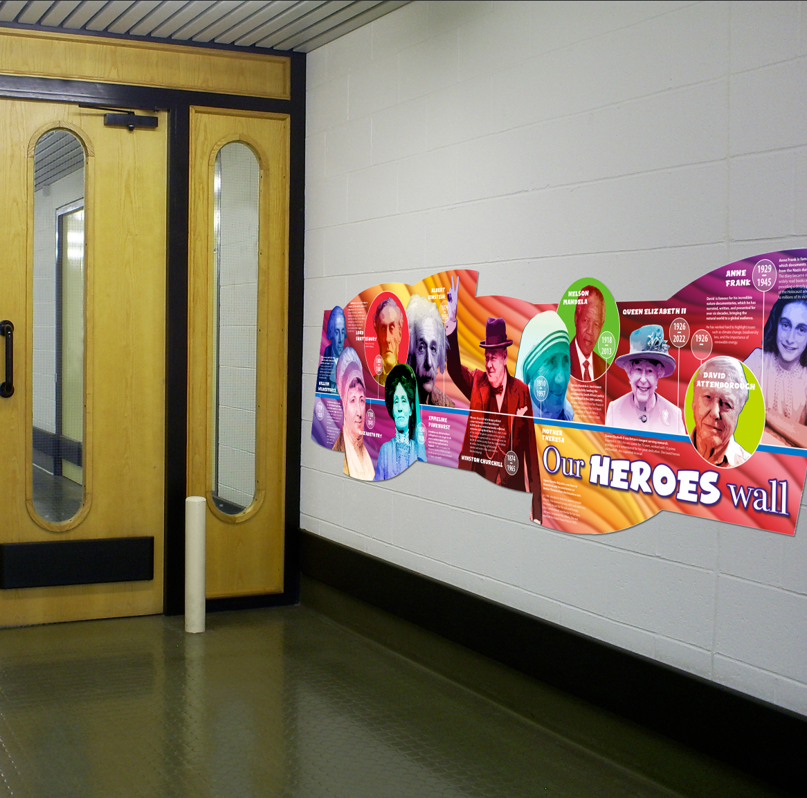 'Our Heroes Wall'