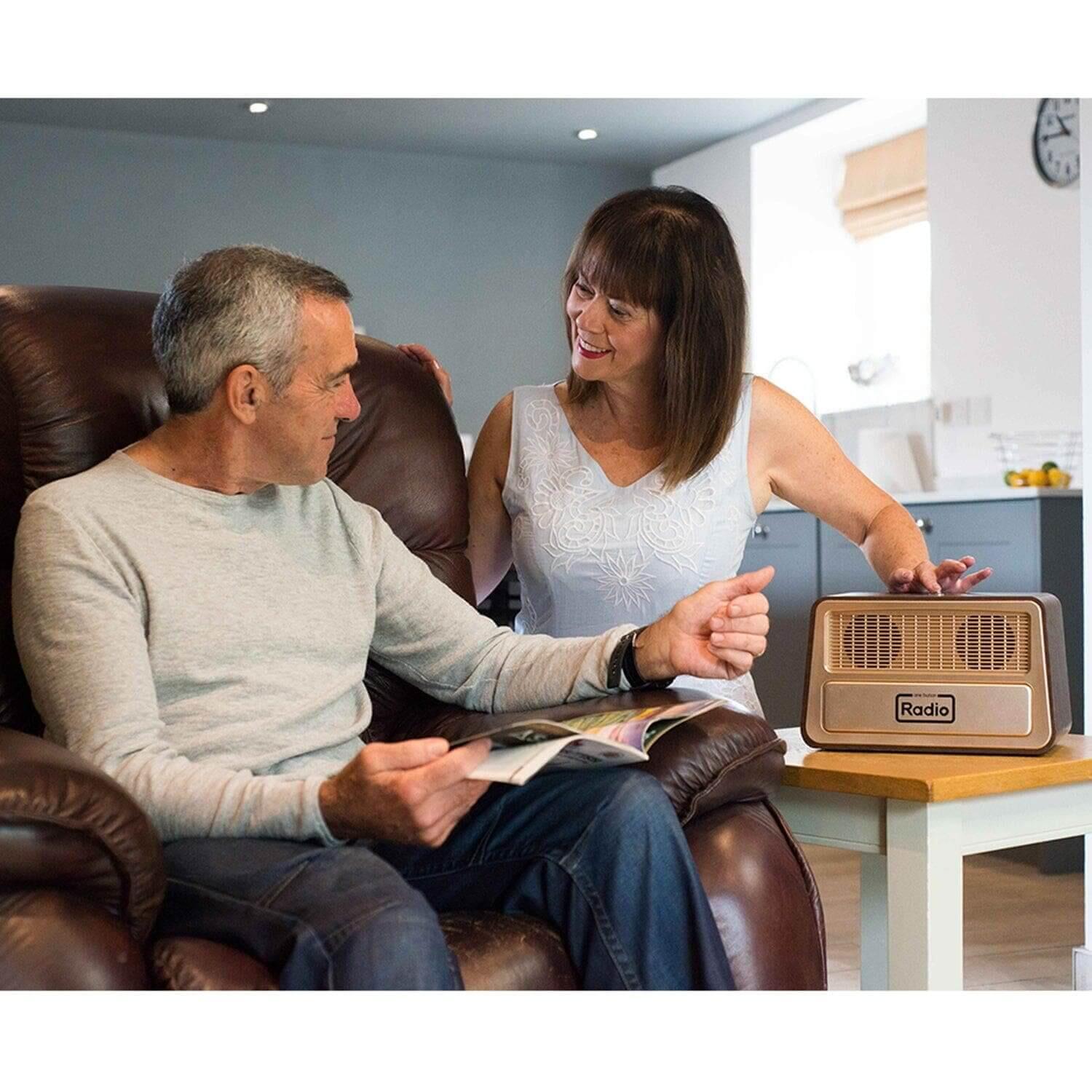 One Button Radio - Simple Dementia Radio for the Elderly