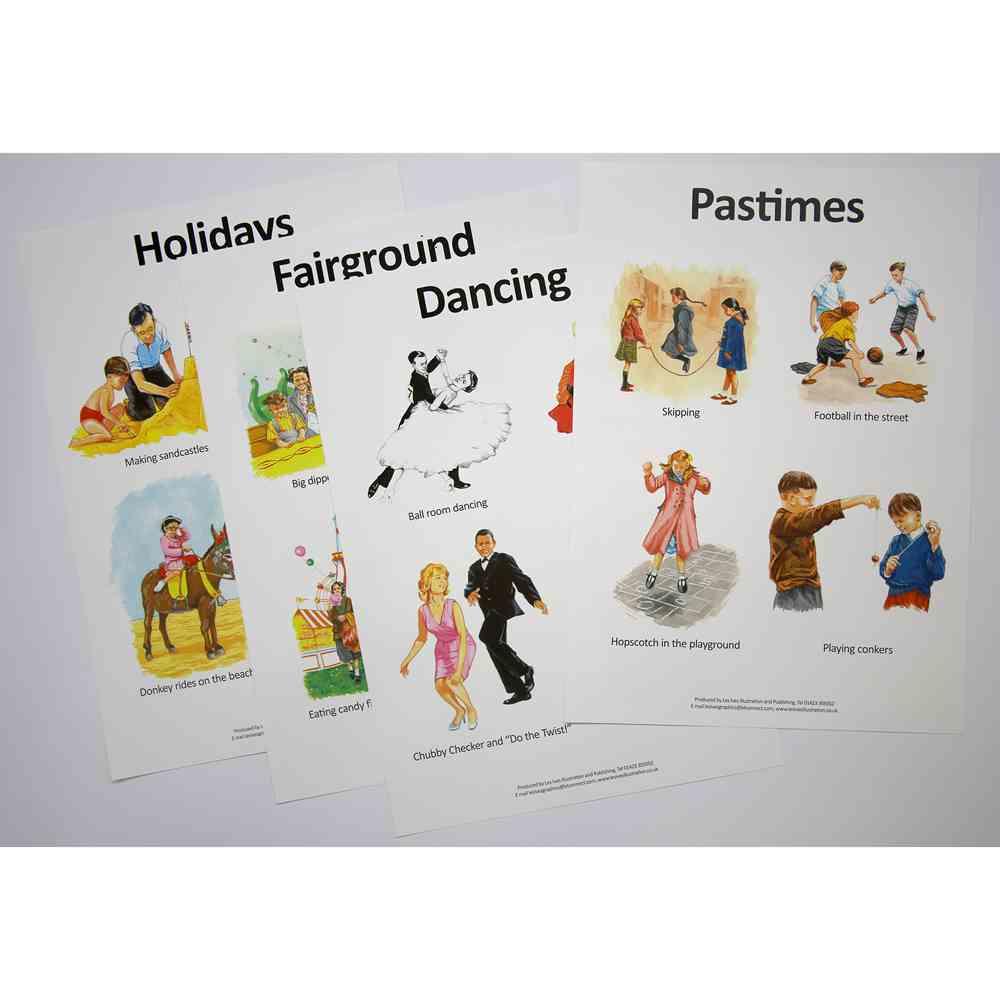 Pastimes Poster Set