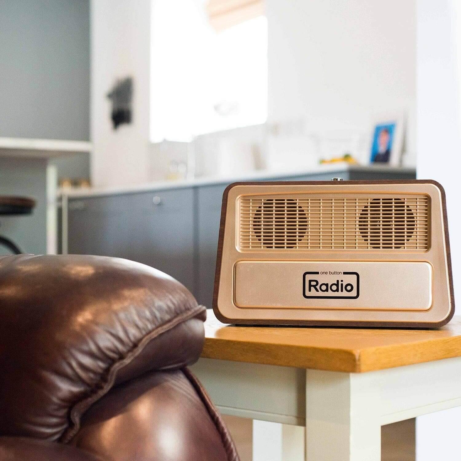 One Button Radio - Simple Dementia Radio for the Elderly
