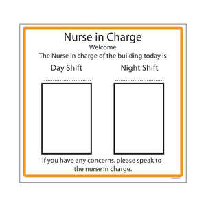 Nurse in Charge Board