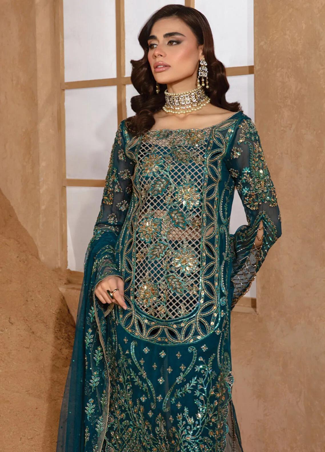D-01 Zimil Chatoyer By Rang Rasiya Embroidered Suit Formal Collection