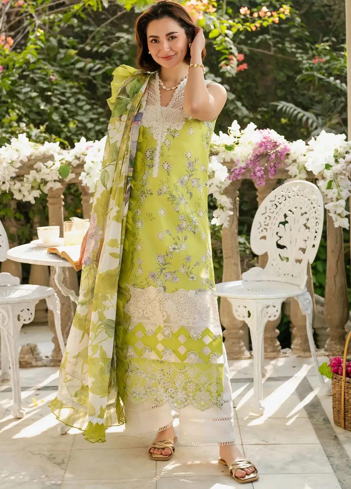 GKL-03 Lemonade Dream Gulkari by Asifa and Nabeel Chikankari Lawn Suit