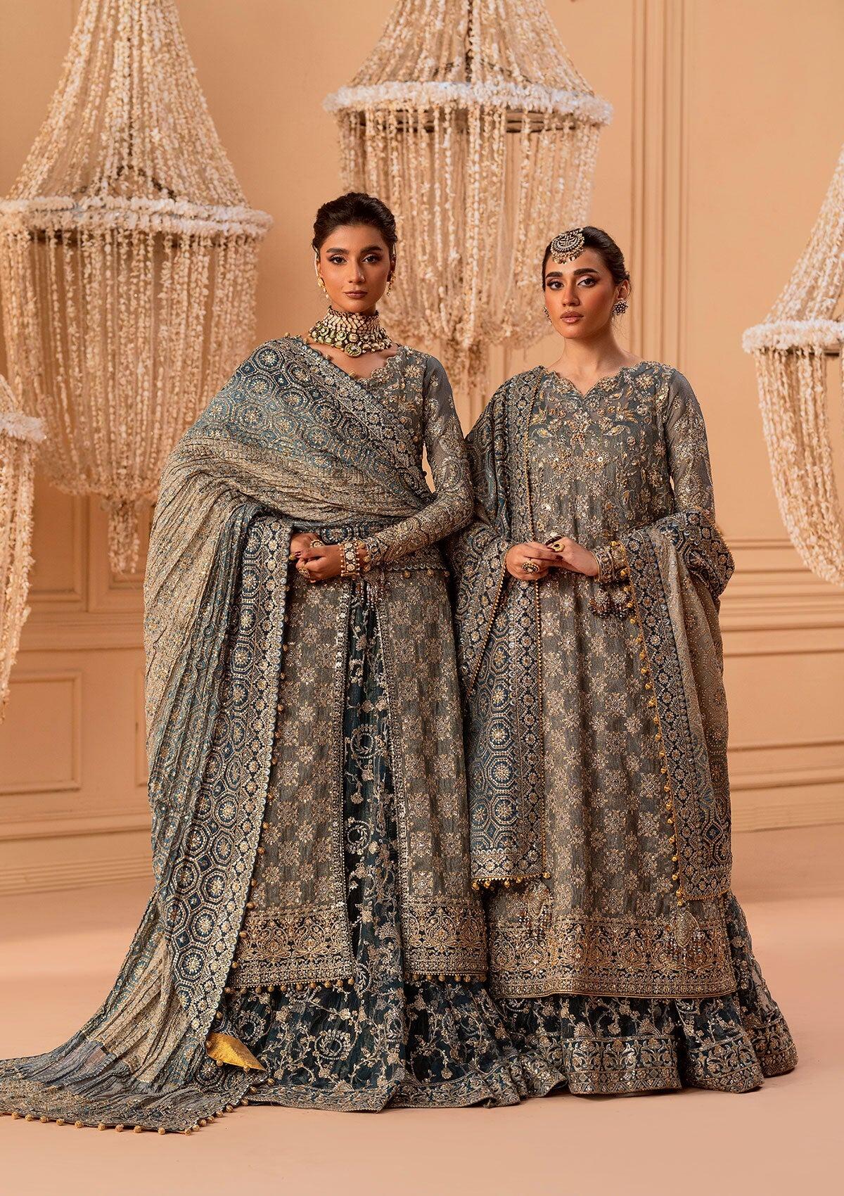 Look 6 Aik Atelier Embroidered Khaadi Net Suit Wedding Formals 2025