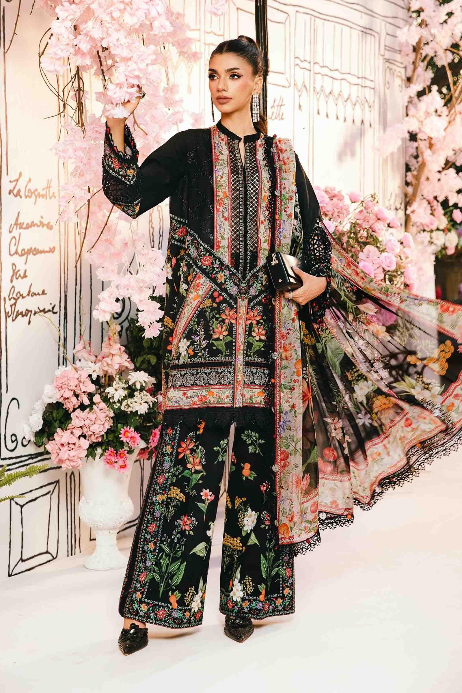 MPT-2610-B M Prints by Maria B Embroidered Lawn Suits