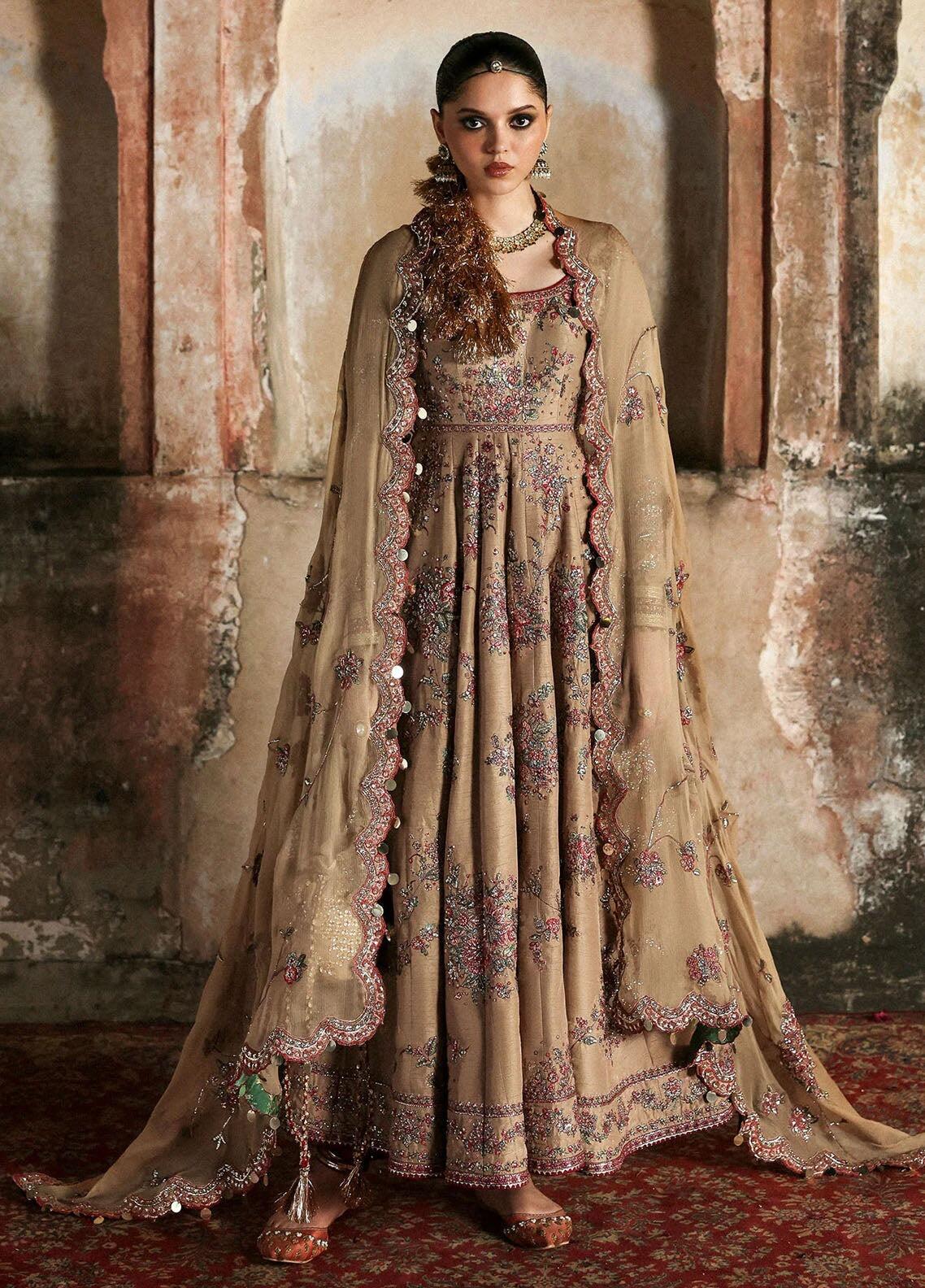 Massarat by Hussain Rehar Embroidered Raw Silk Suits Mahvash Festive ...