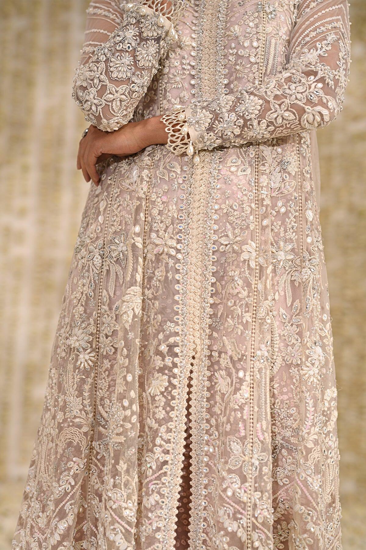 Nurvi Kai Ros Luxury Festive Formel NET Embroidered Suits