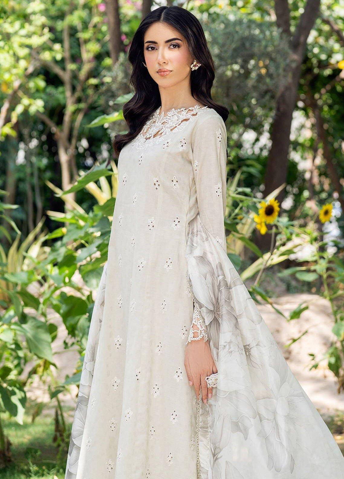 02 Isara Nura by Zarif Embroidered Lawn Suits Summer Collection