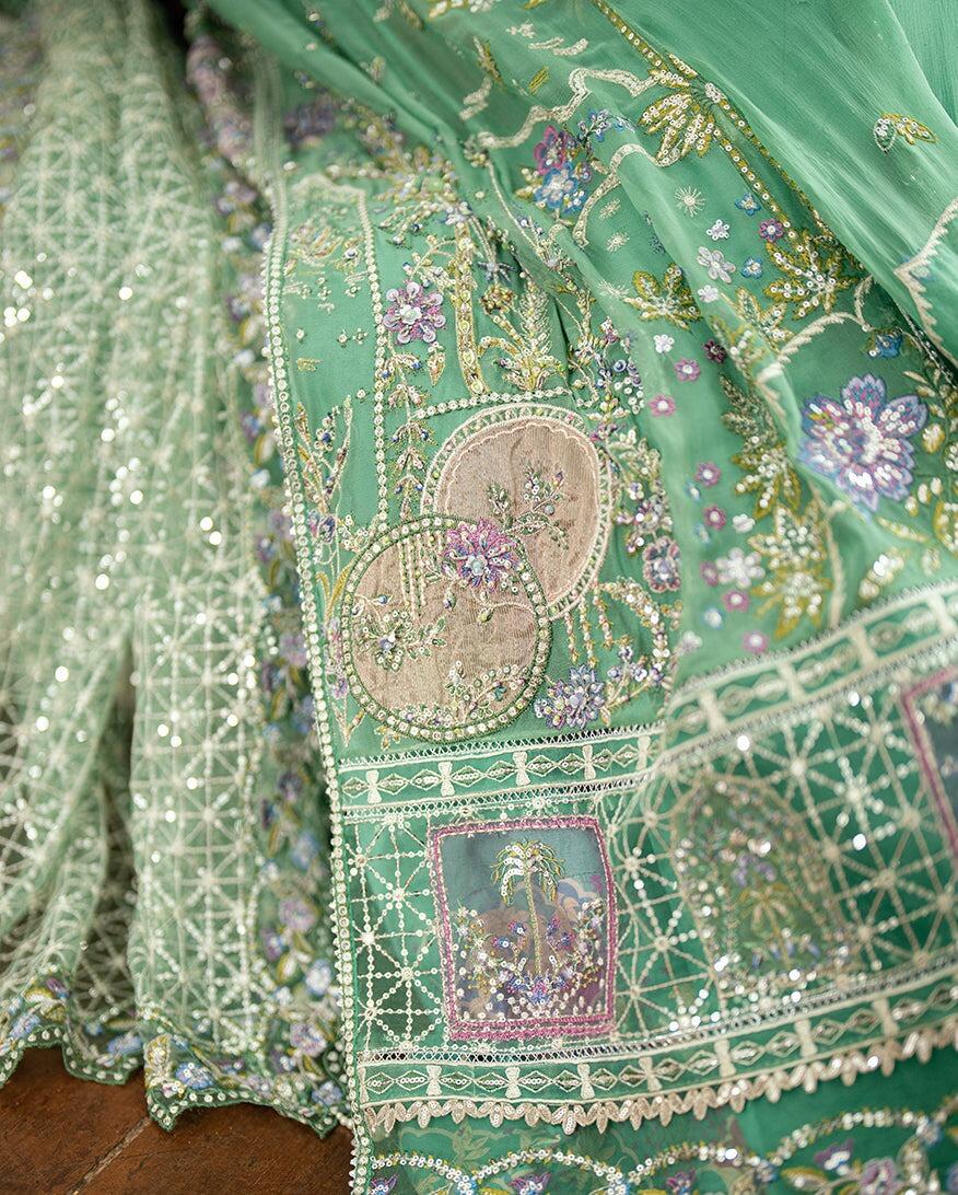 Shaam Shandar By Mushq Adaa Luxury Chiffon 3 Piece Formal Suits