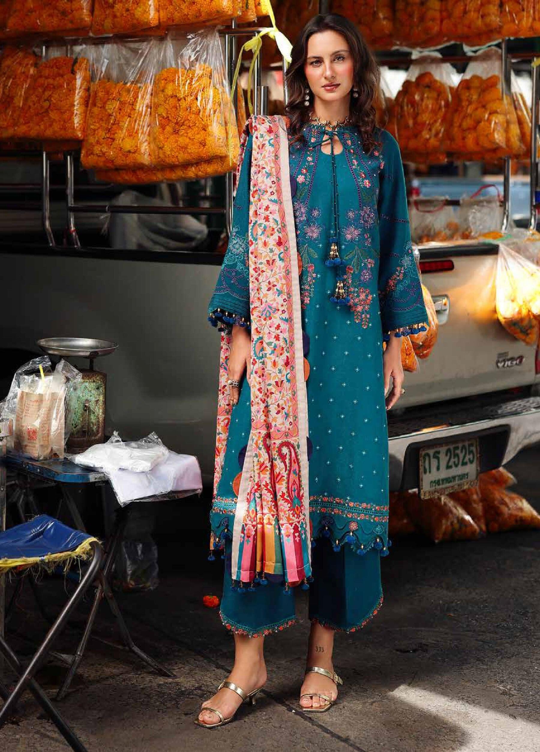 Charizma Poshima Fall Winter 2025 | Luxury Wool Shawl & Embroidered ...