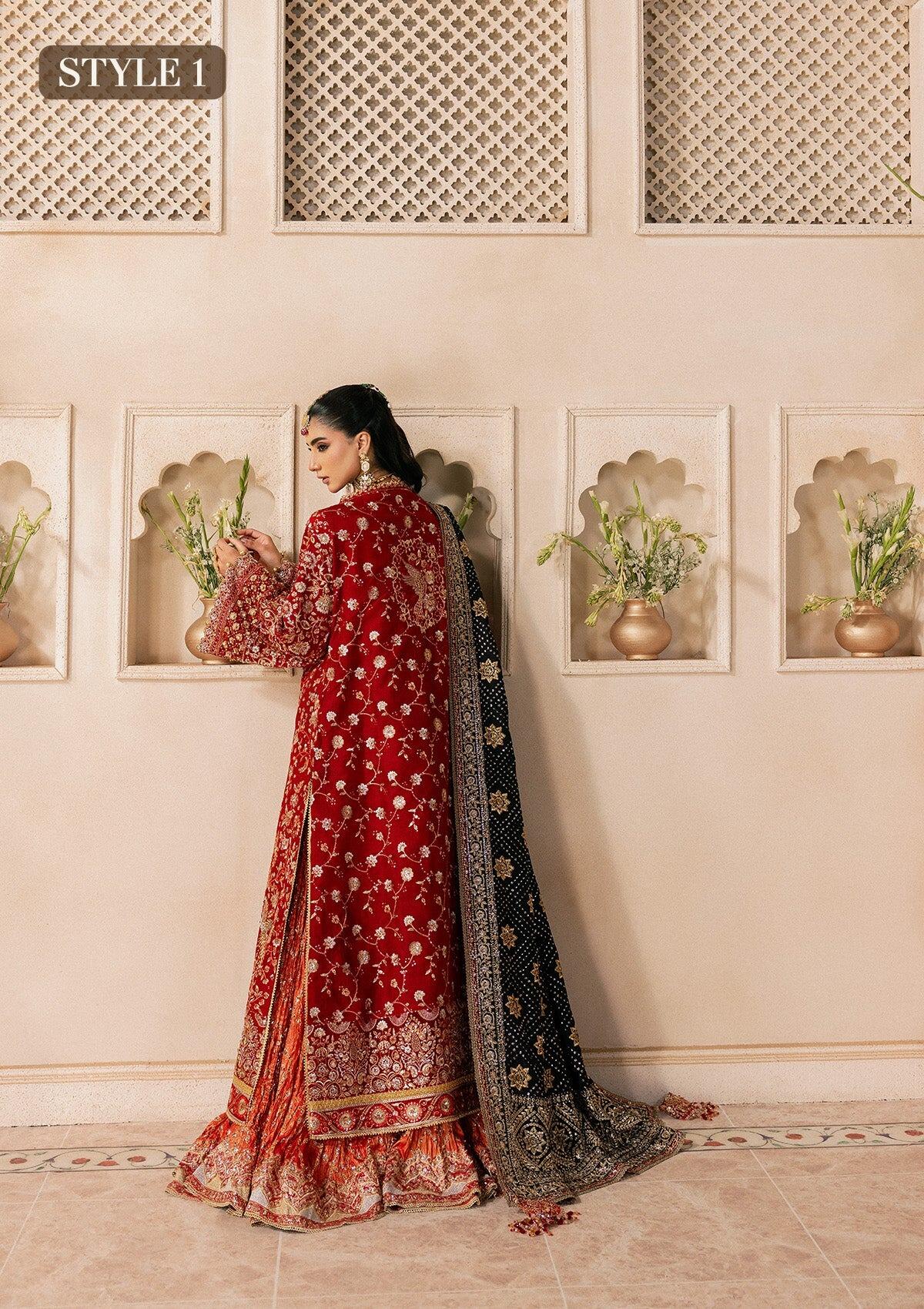 AIK Atelier Look 8 Embroidered Medium Silk 3 Piece Suit Wedding Collection