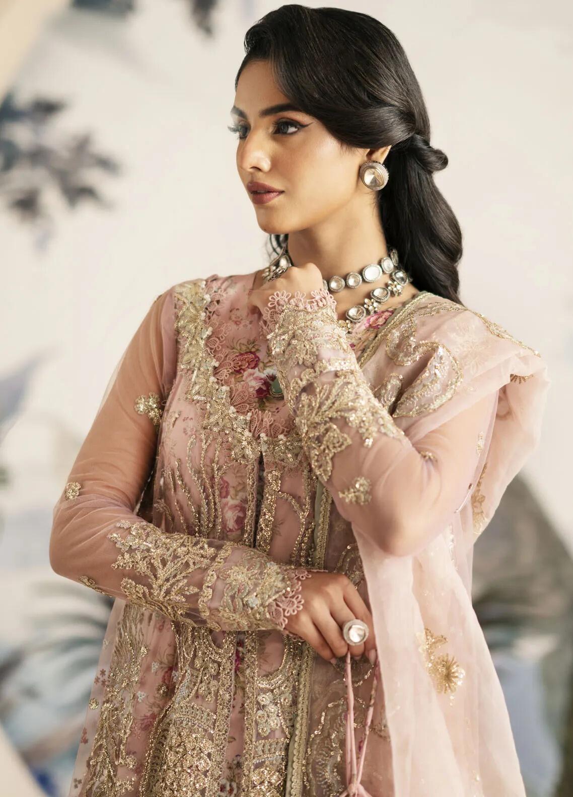 AFF-0 1 Begonia Inayat By Ajr Embroidered Net Suit Luxury Collection