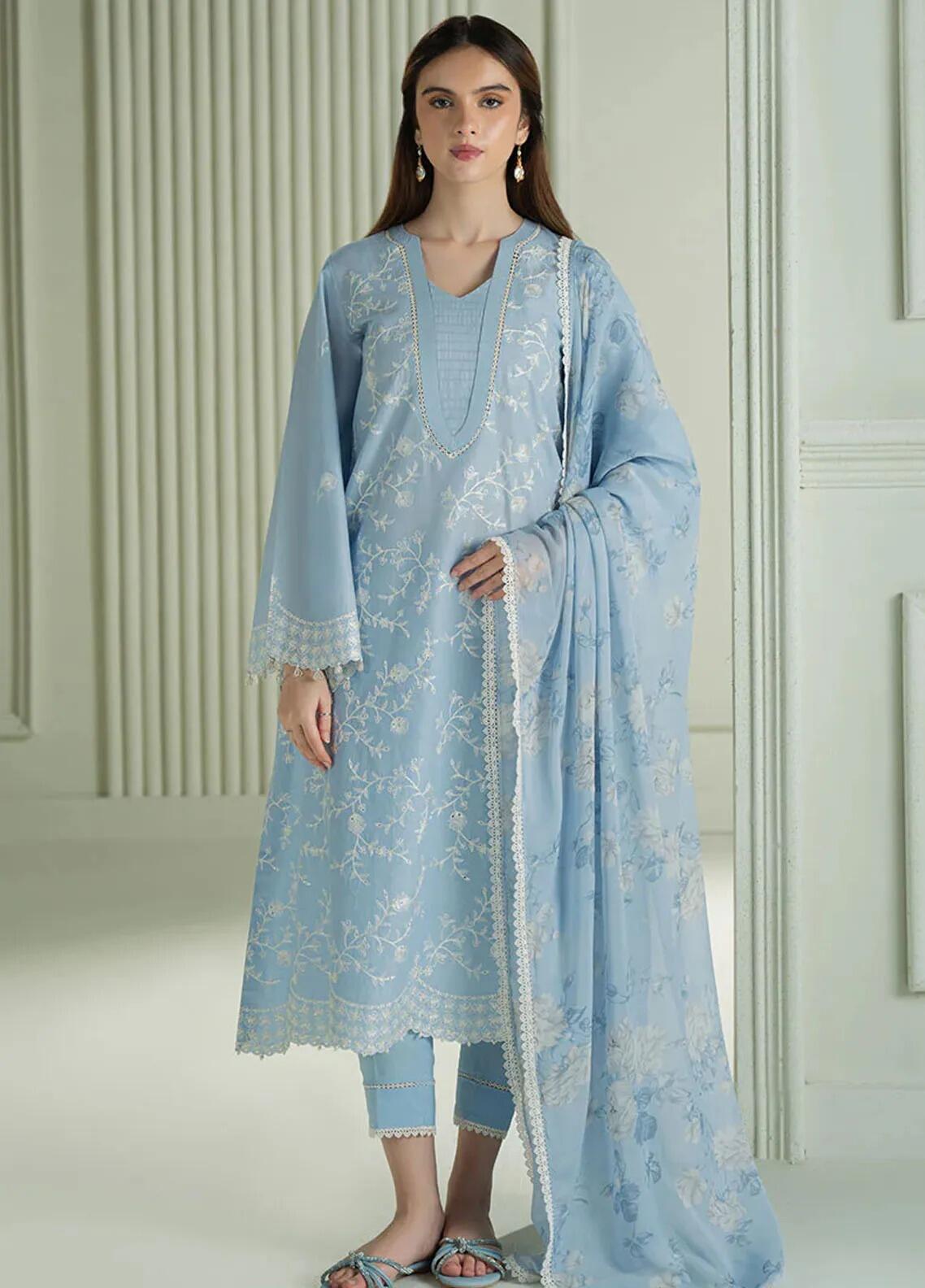 Mahiri by Cross Stitch Spring Summer Embroidered Lawn Collection 2025