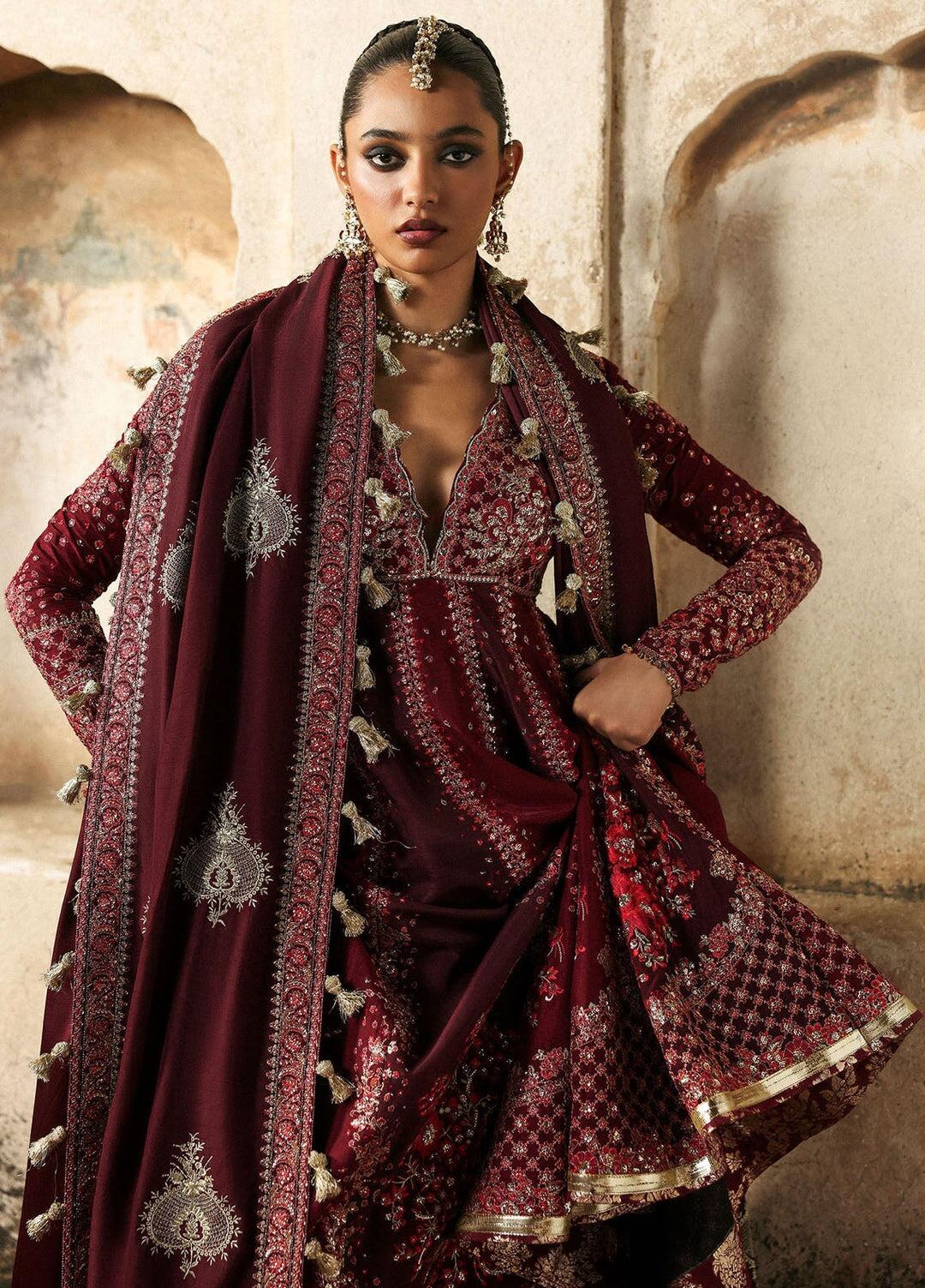 Massarat by Hussain Rehar Embroidered Raw Silk Suits Gulnar Festive ...