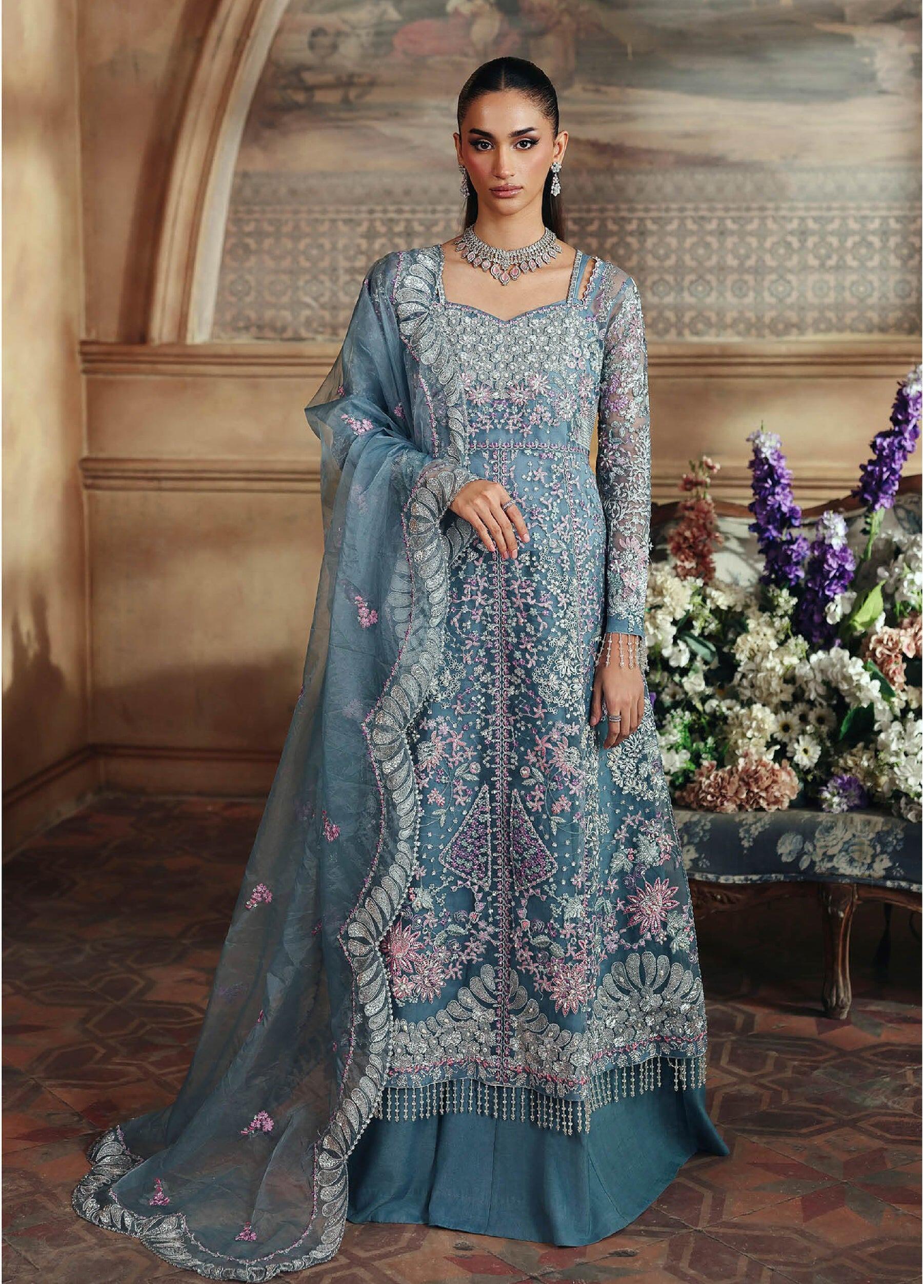 Sage by Rajbari Elysia Luxury Formals Embroidered Net Formal Suits