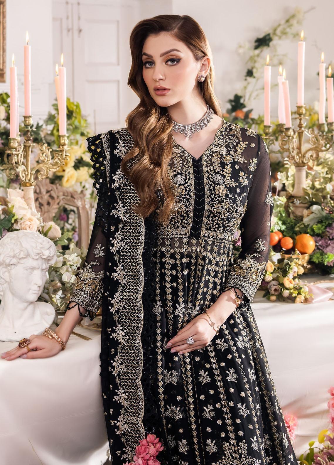 Rayam Panache By Saad Shaikh Embroidered Chiffon Suits Luxury Collection