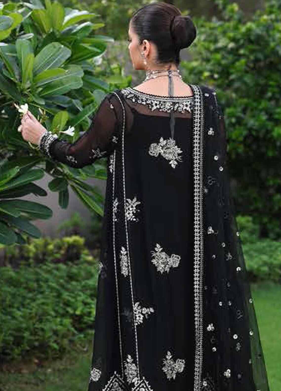 Aangan Roheenaz RN-101 Zyrah Embroidered Chiffon Formals Suits