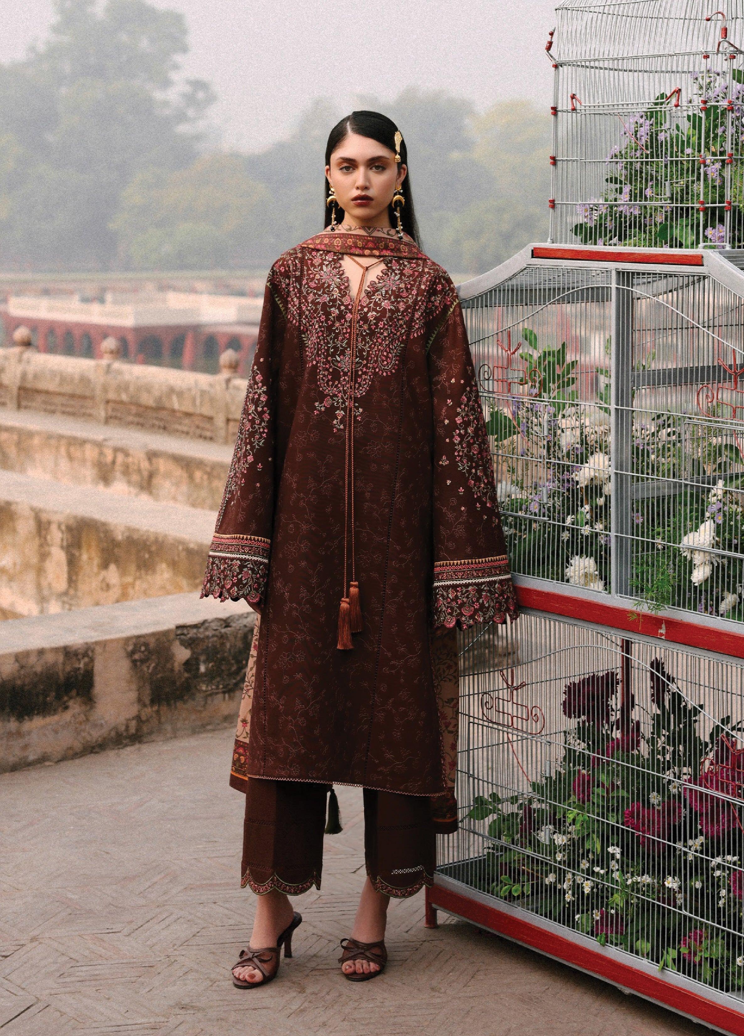 Jugnu by Hussain Rehar Sena Khaddar Embroidered Suits Winter Collection