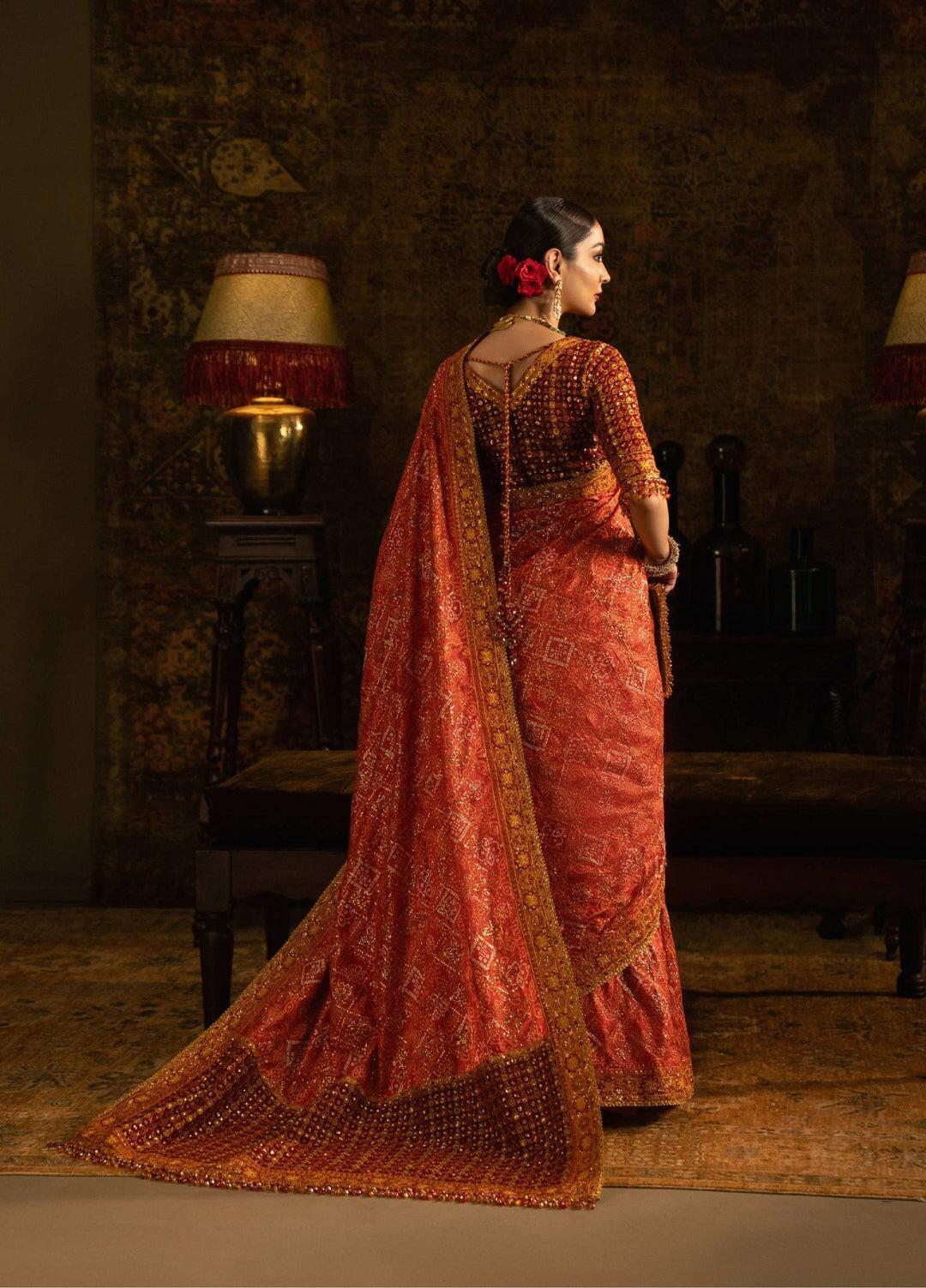 The Sari Edit by Aik Atelier Look-02 Silk Luxury Embroidered Formals Saree