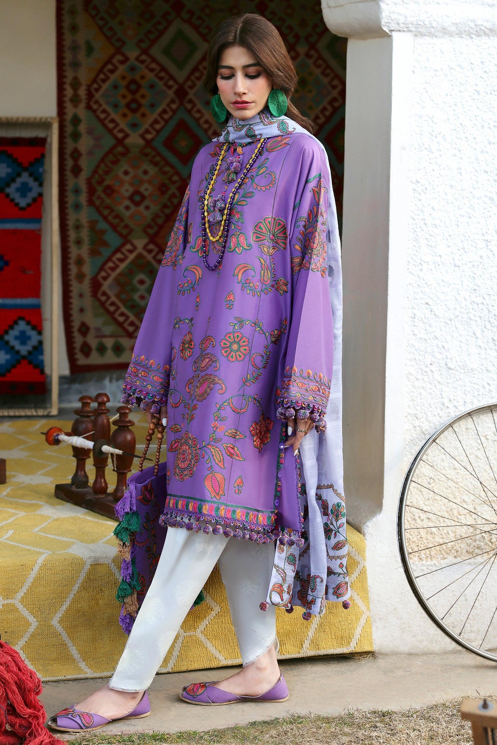 ZARIAH (ZL25-09 A) RHEA (ZL25-14 A) Zaha By Khadijah Shah Lavender ...