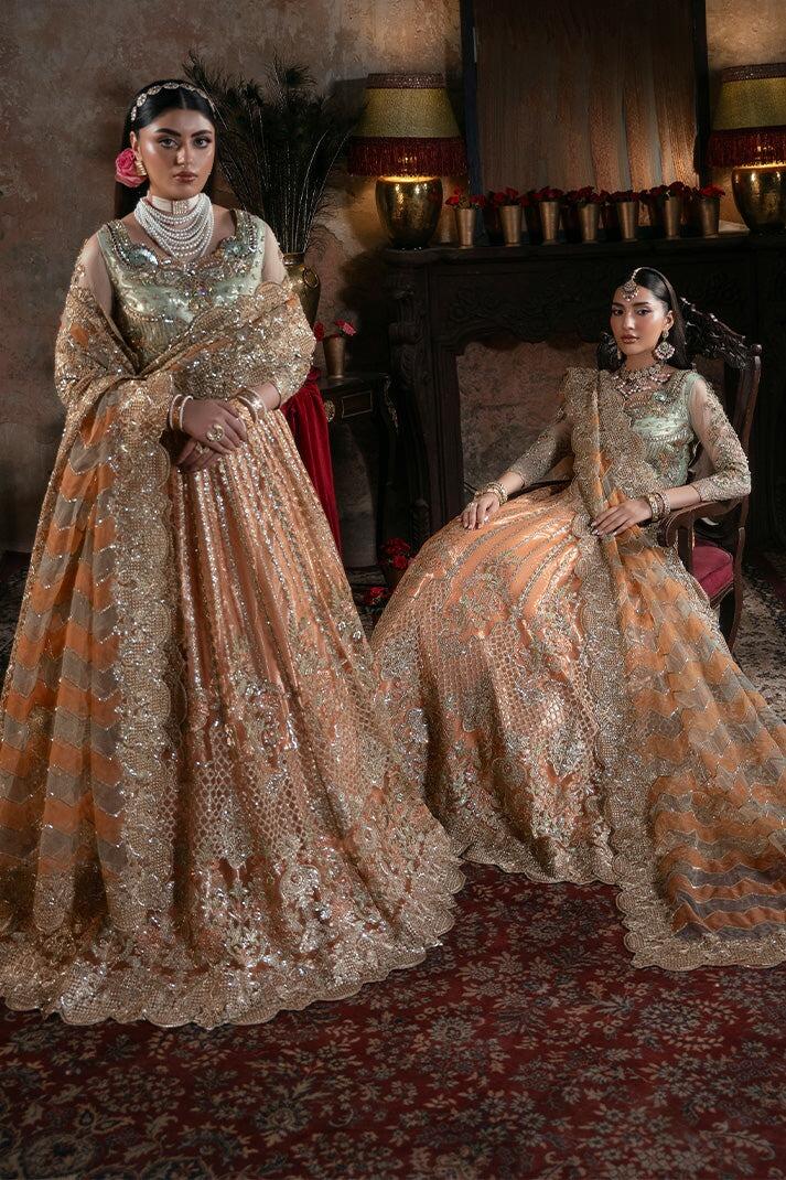 Noor e Naaz by Imrozia IB-56 Sitarah Embroidered Net Wedding Suits