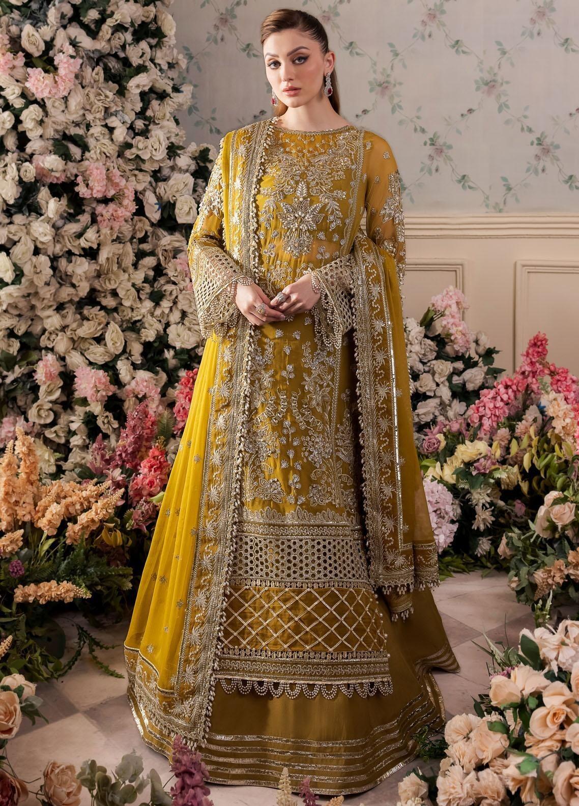 Ramz Panache By Saad Shaikh Embroidered Chiffon Suits Luxury Collection