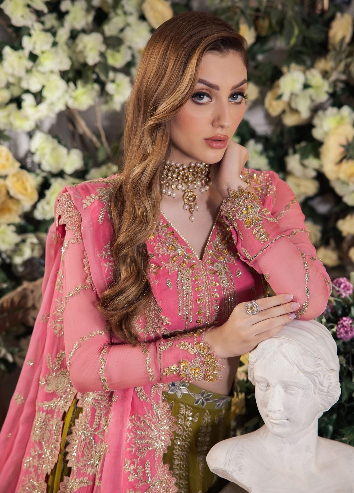 Taskheer Panache By Saad Shaikh Embroidered Chiffon Suits Luxury Collection