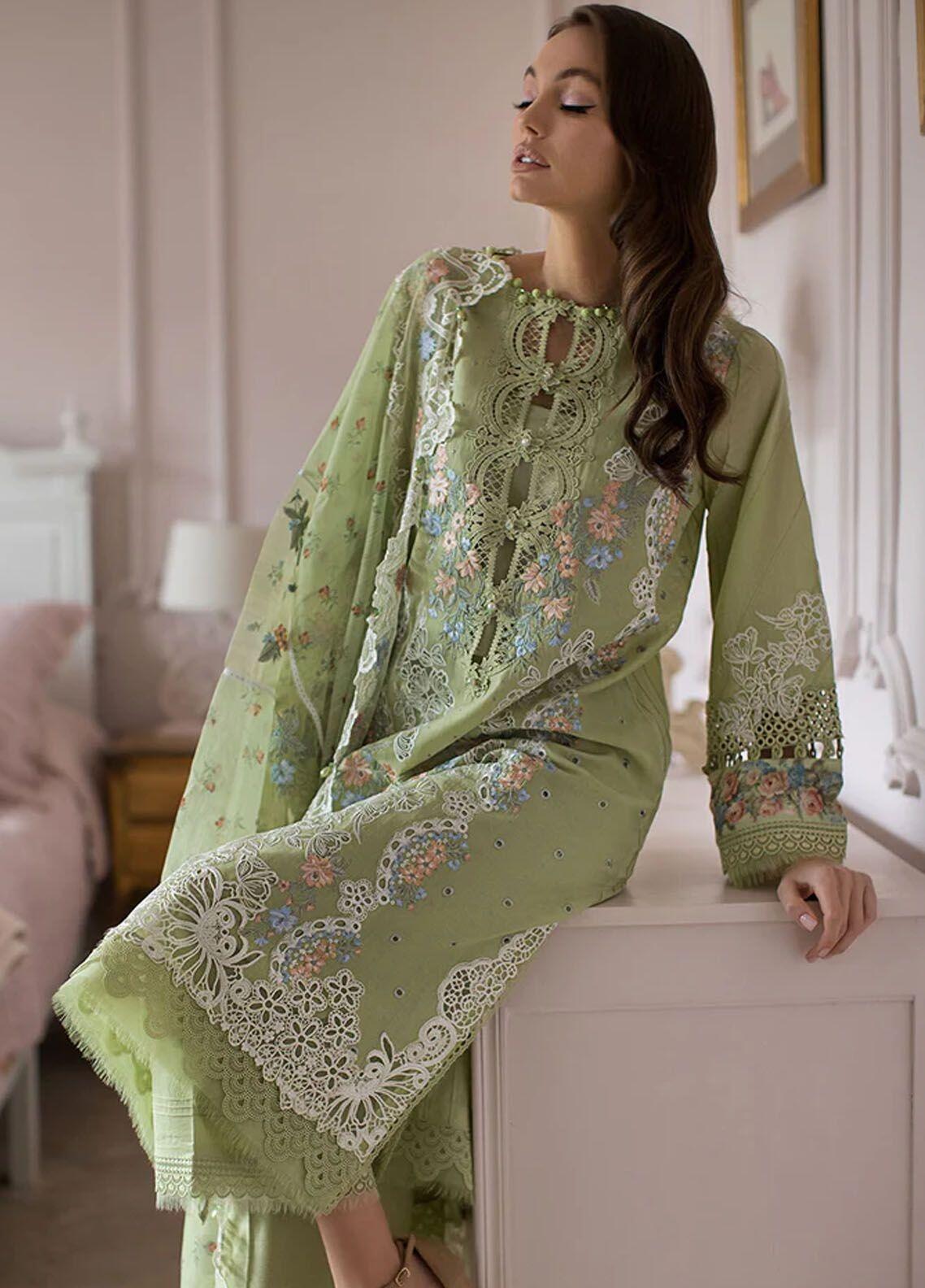 4A Sobia Nazir Embroidered Festive Luxury Dress Summer Collection
