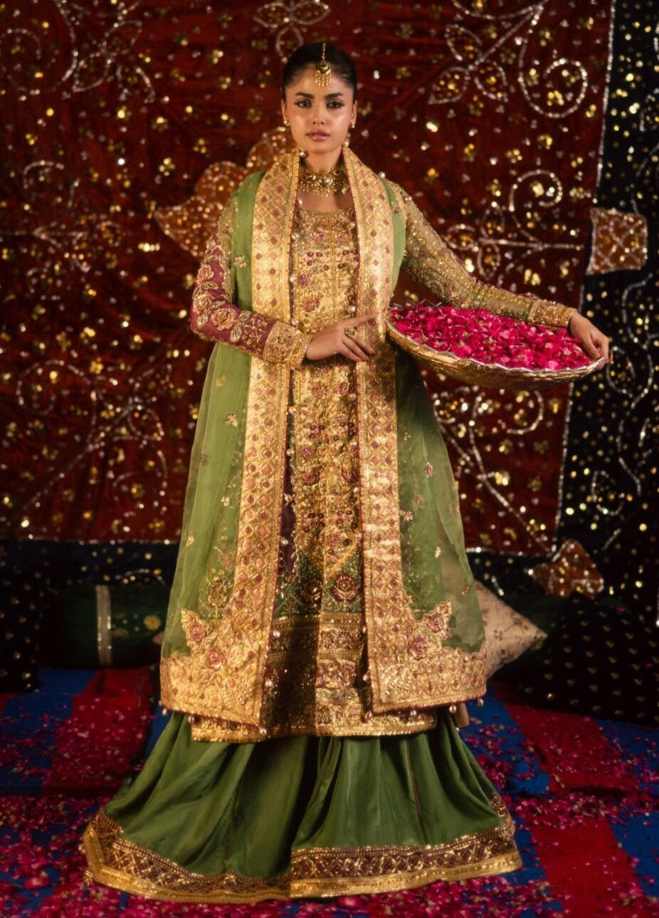 Jhil Mil by Maria Osama Khan Embroidered Organza Suits Shabnum Wedding ...