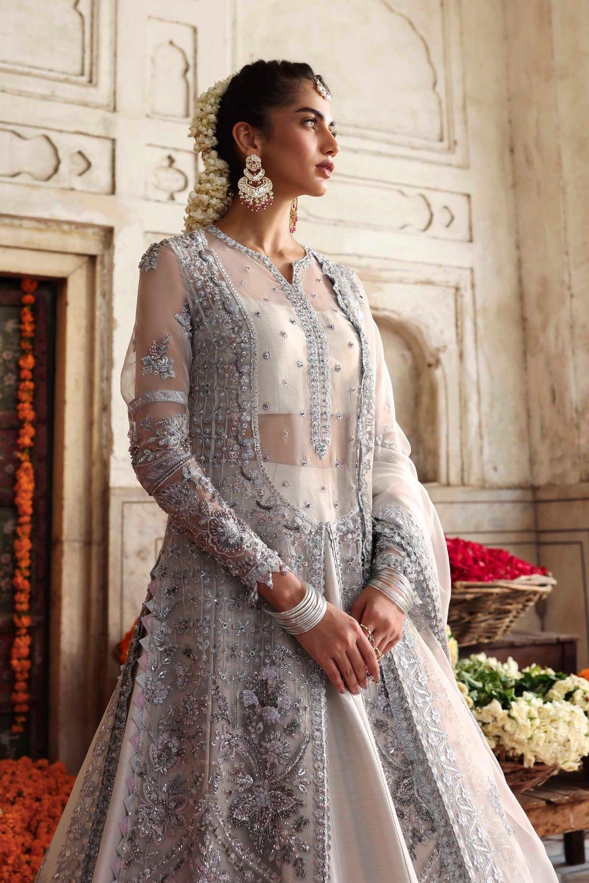 Akbar Aslam Rang Mehal Safina Organza Embroidered Dress