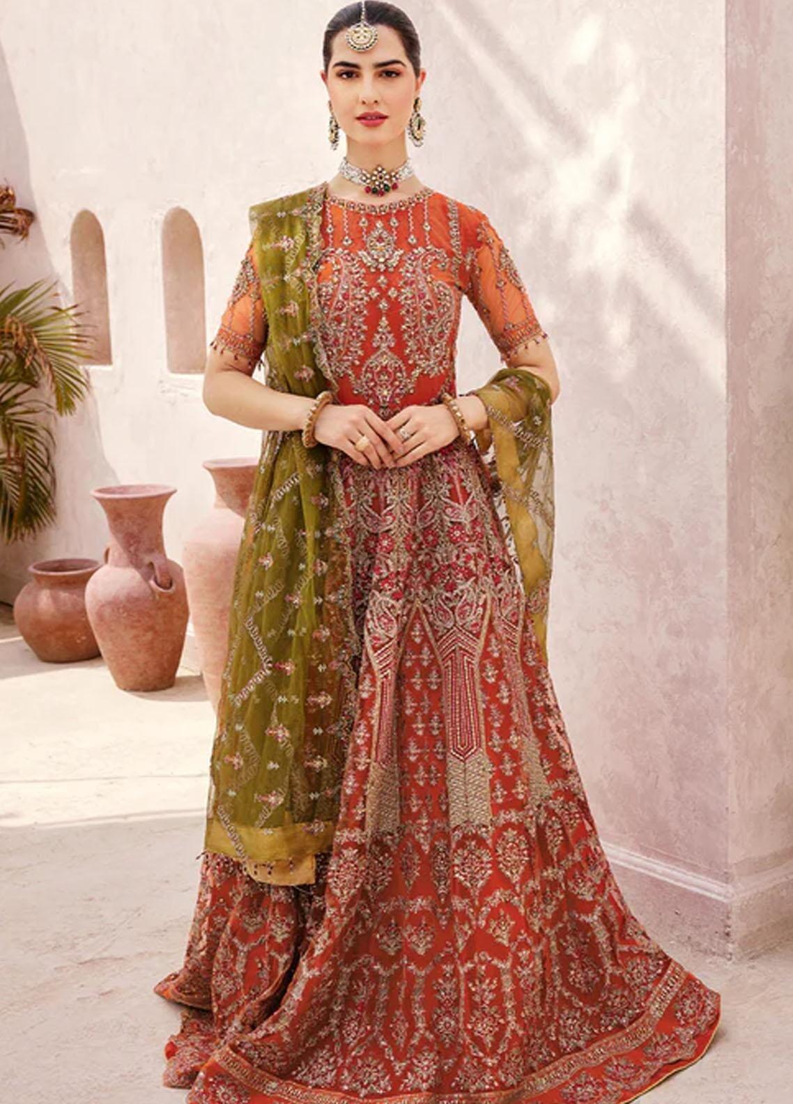 MH-208 Mirha By Emaan Adeel Embroidered Wedding Edition 2023