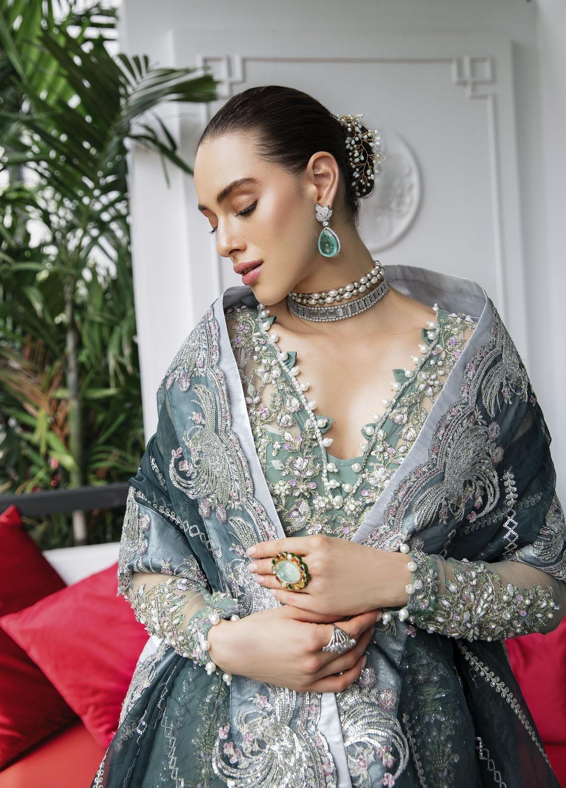 AS-06 Izel Surmaya By Avyana Embroidered Net Suits Wedding Collection