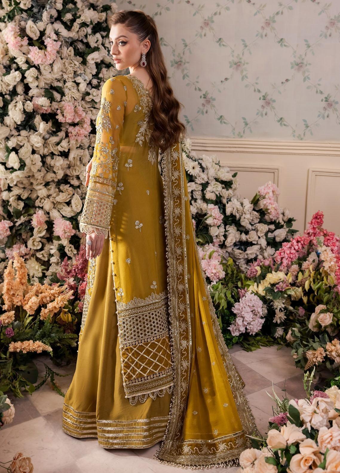 Ramz Panache By Saad Shaikh Embroidered Chiffon Suits Luxury Collection