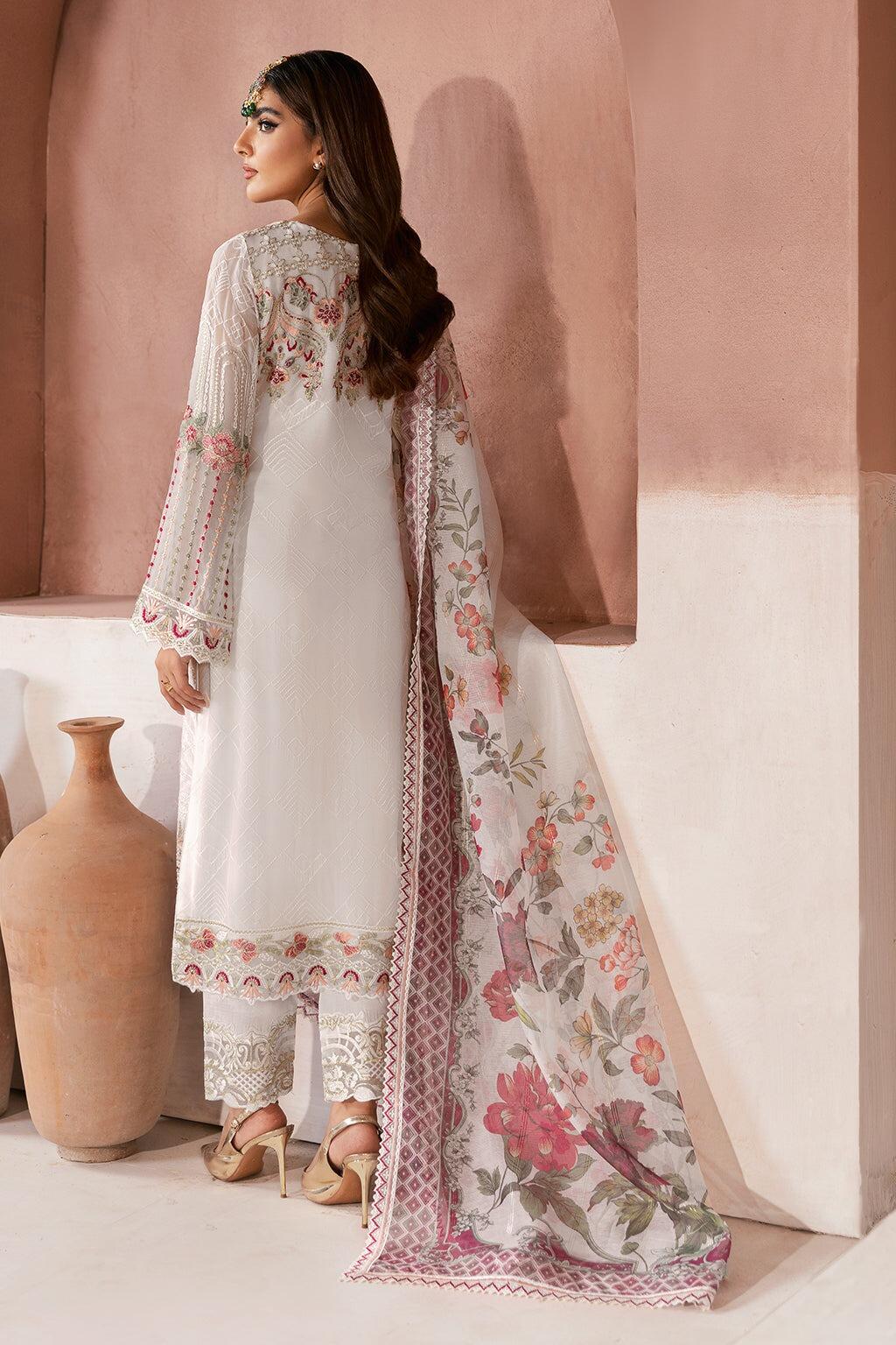 U-105 Arzoo By Ramsha Embroidered Chiffon Suits Vol-1
