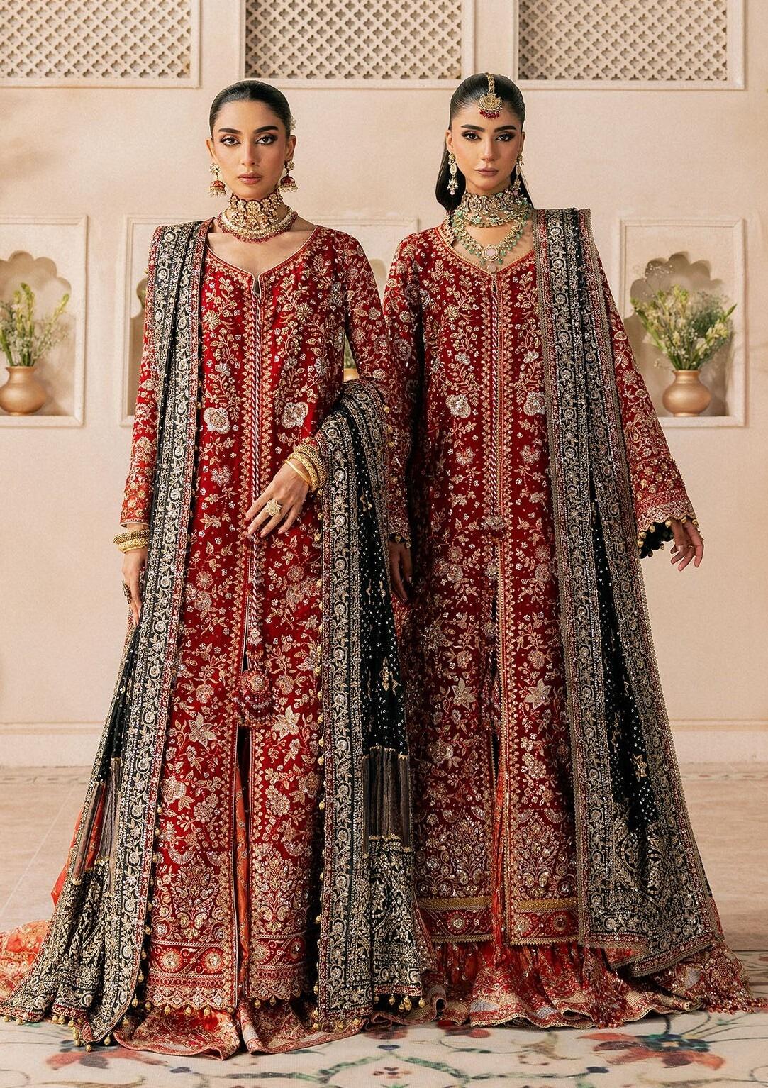 AIK Atelier Look 8 Embroidered Medium Silk 3 Piece Suit Wedding Collection