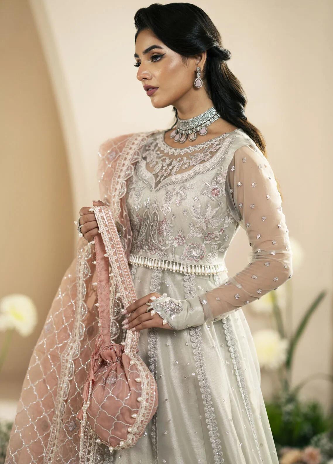 AFF-0 4 Magnolia Inayat By Ajr Embroidered Net Suit Luxury Collection