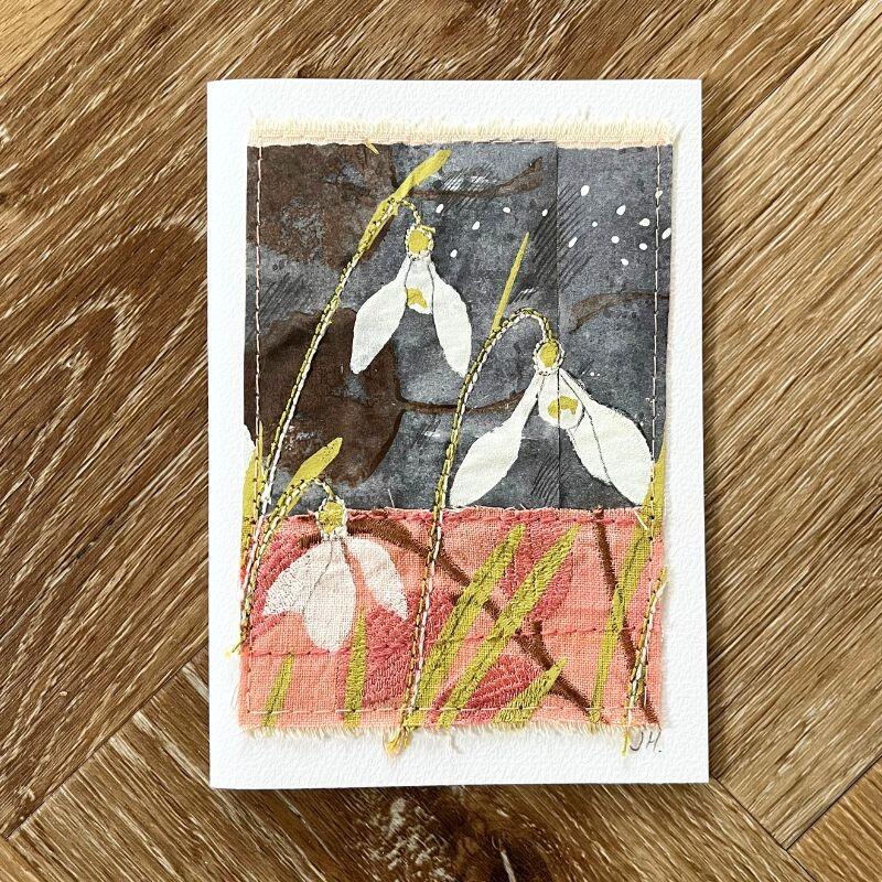 Snowdrop card 4