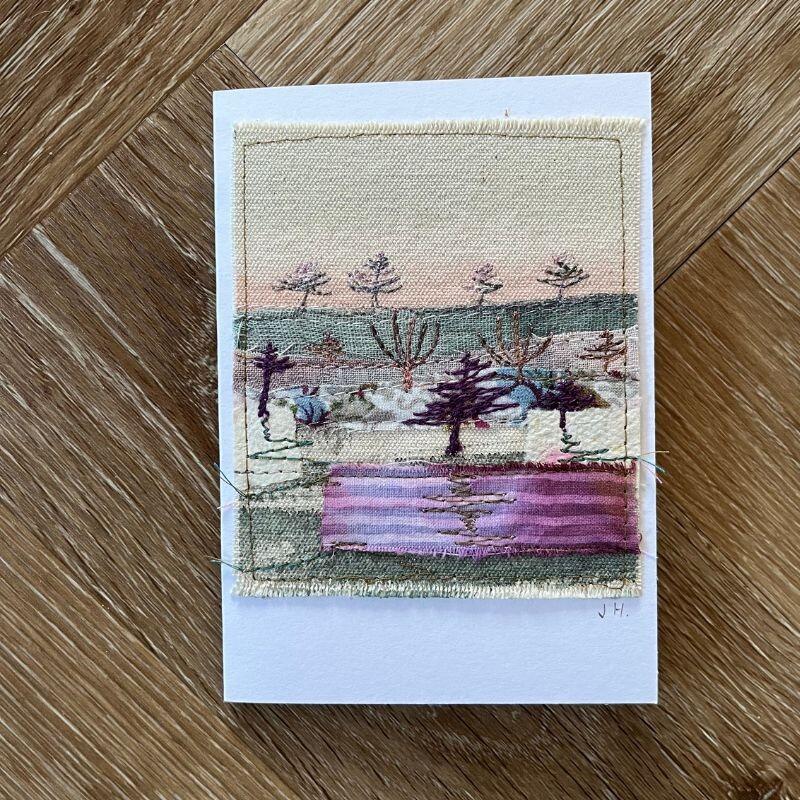 Landscape handmade card 86