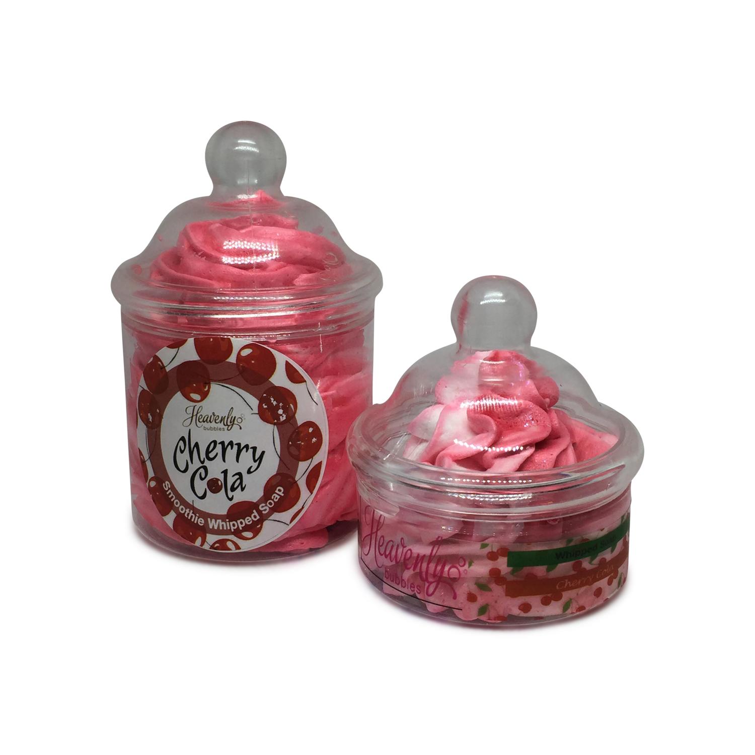 Cherry Cola smoothie whipped soap, cream soap by Heavenly Bubbles