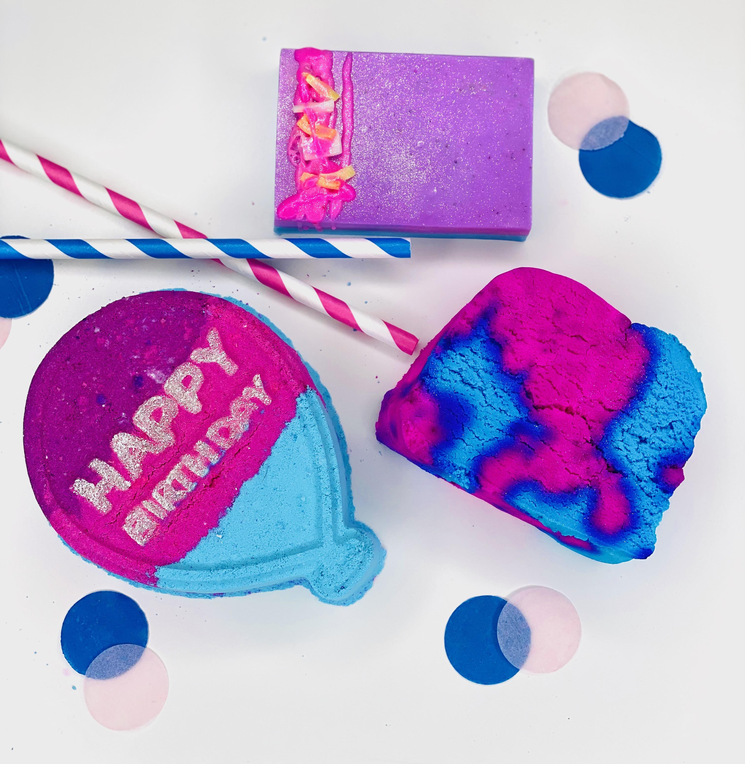 Handmade Happy Birthday Soap Bar by Heavenly Bubbles