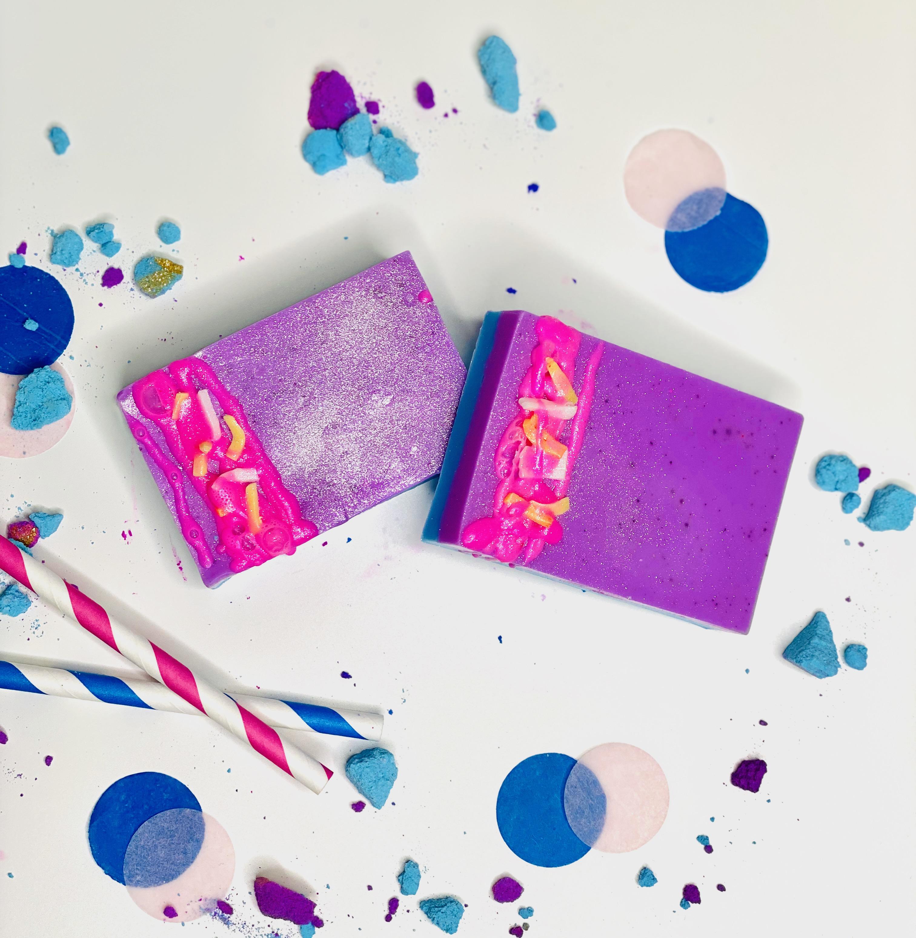 Handmade Happy Birthday Soap Bar by Heavenly Bubbles