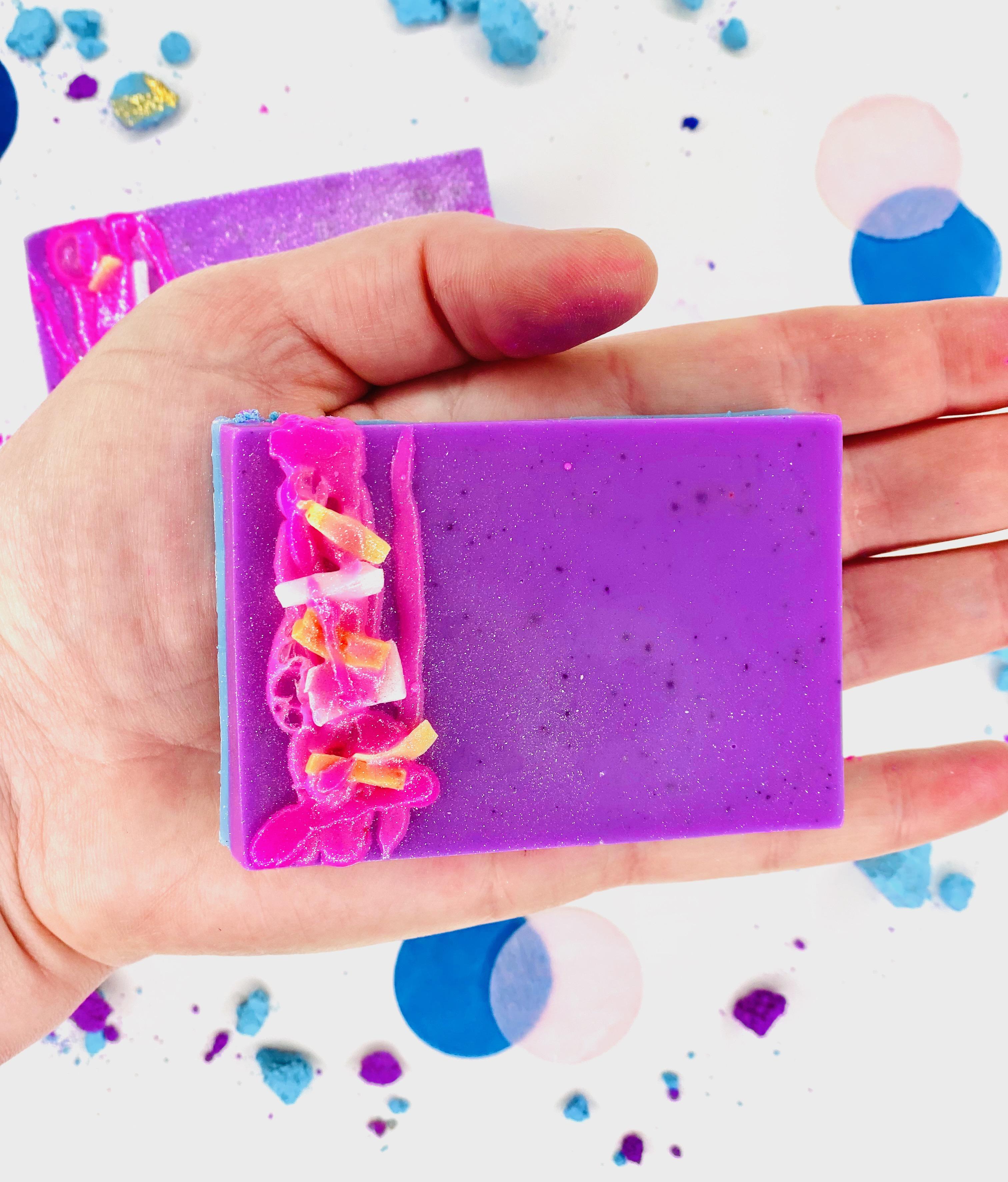 Handmade Happy Birthday Soap Bar by Heavenly Bubbles