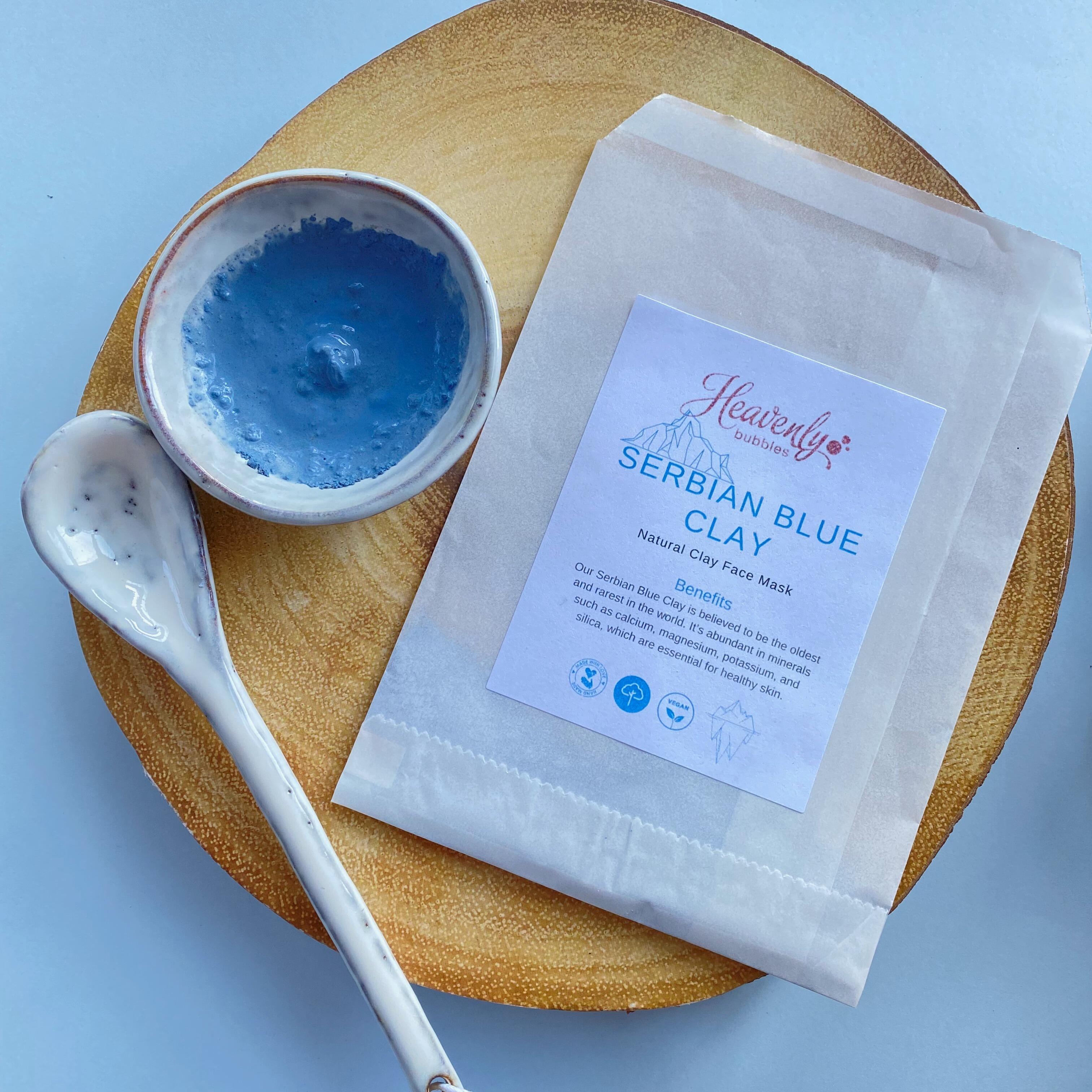 Serbian Blue Clay Face Mask – Natural, Balancing & Purifying