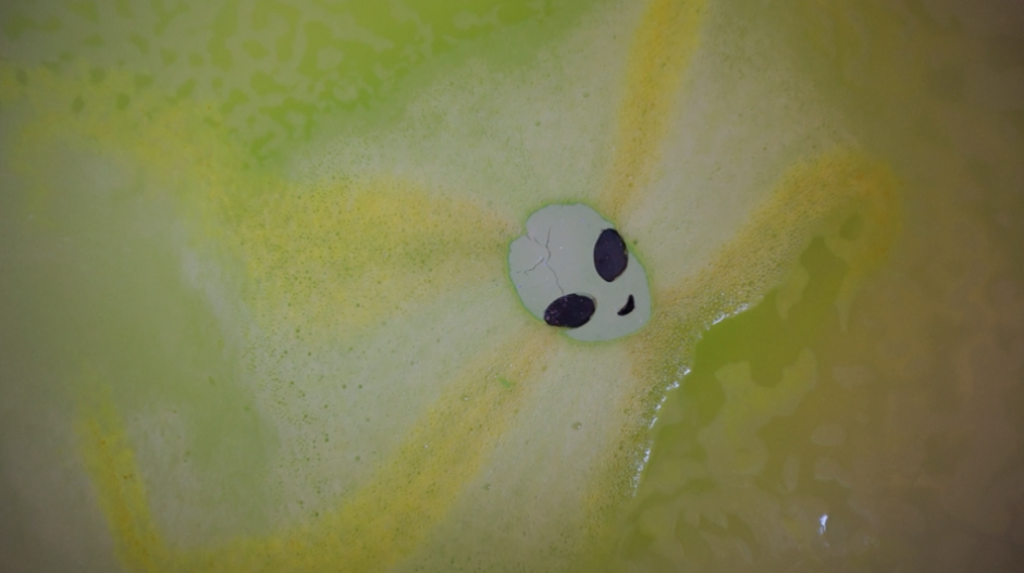 Handmade Ectoplasmic Alien Bath Bomb by Heavenly Bubbles