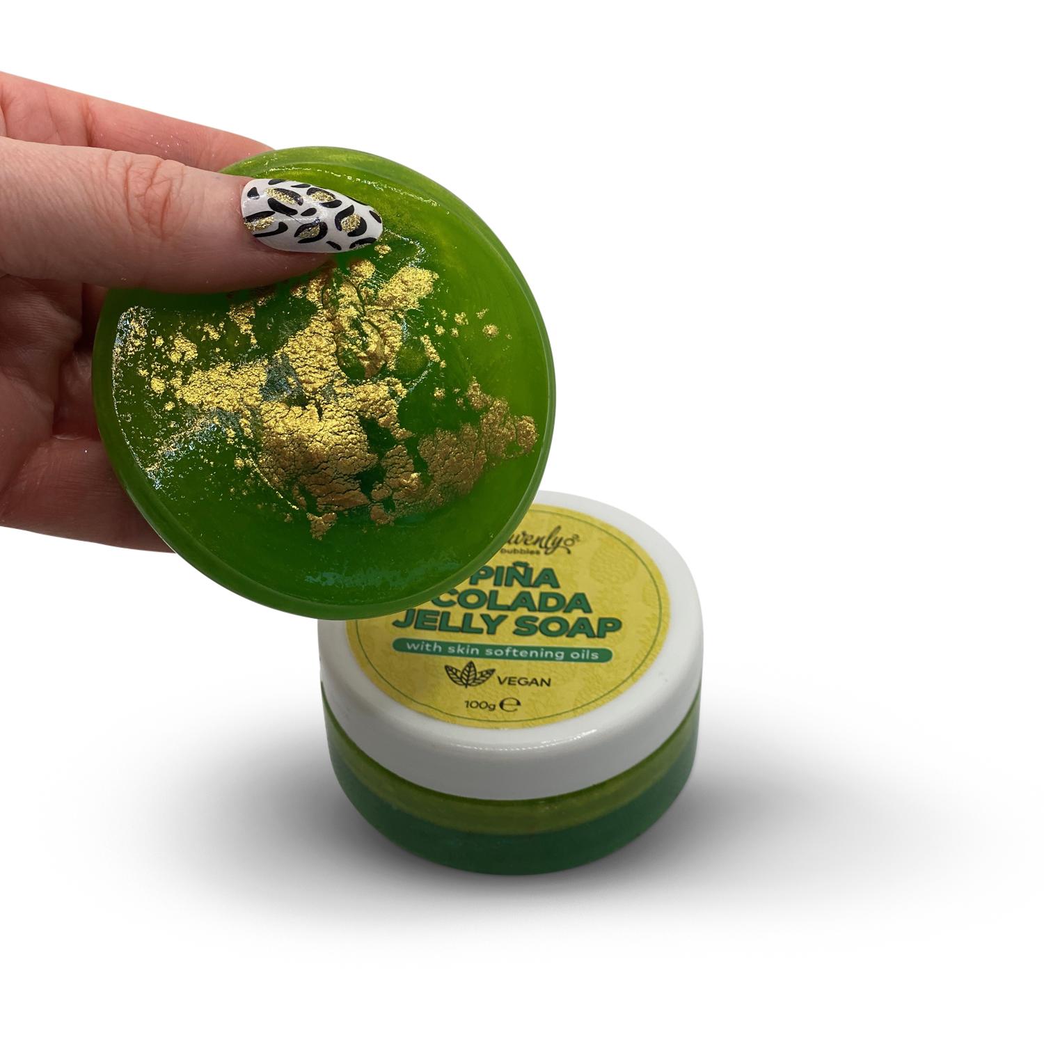 Handmade Pina Colada Jelly Soap | Heavenly Bubbles