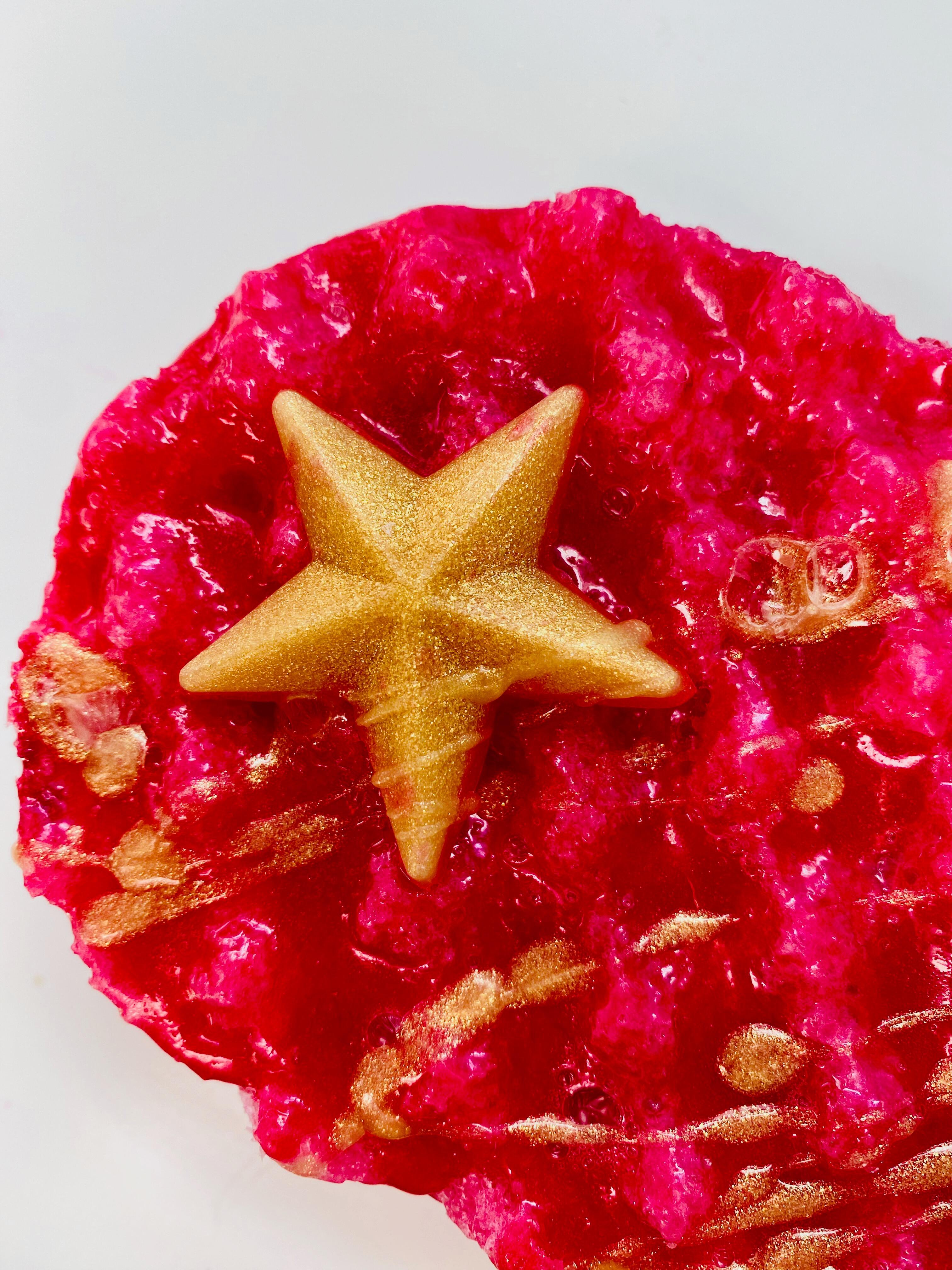 Handmade Enchanted Garden Soap Sponge by Heavenly Bubbles