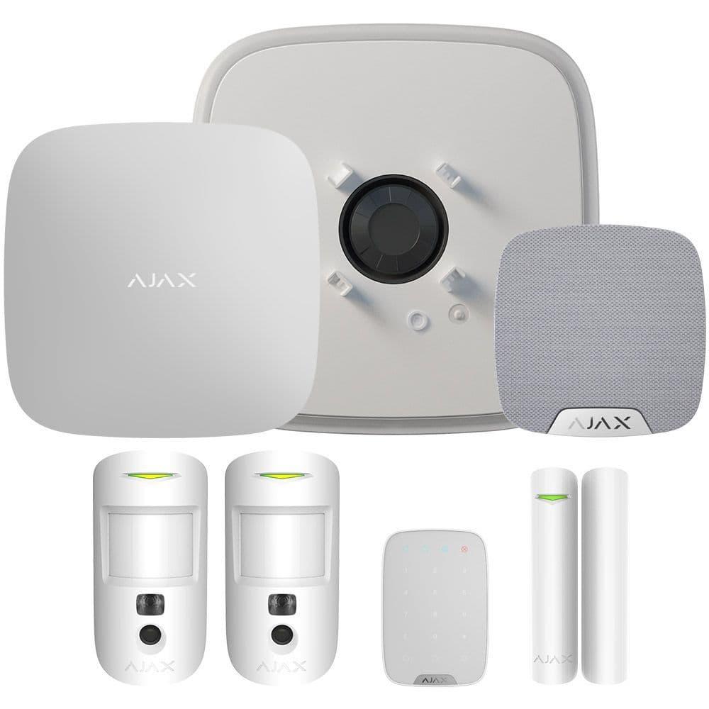 Ajax Hub 2 Plus Cam Kit 3 with KeyPad and StreetSiren DD