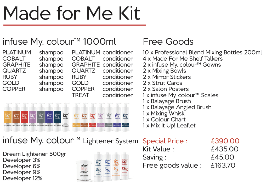 Infuse My Colour Made for Me Kit
