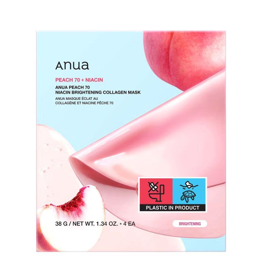Anua Peach 70+ Niacin Brightening Collagen Face Mask | Ballyduff Pharmacy